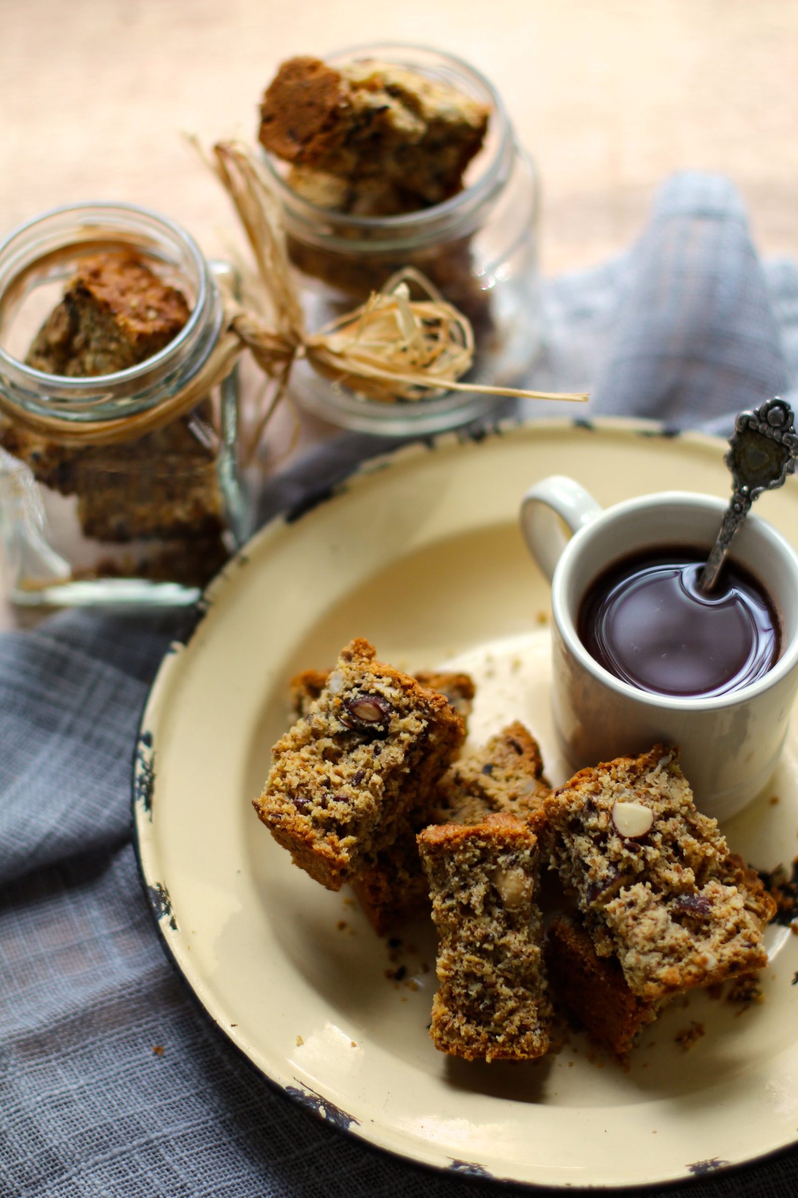 Whole Wheat Nutty Rusks – Bake with Grace - Bake with Grace